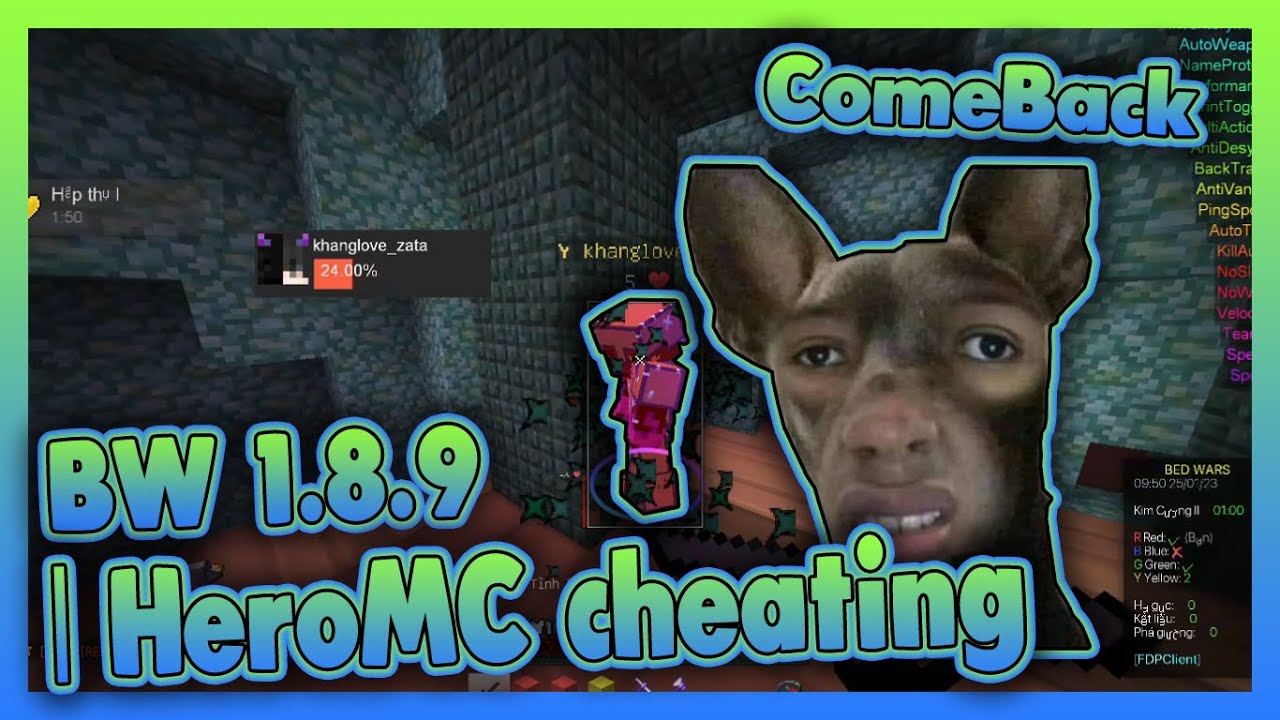 Plasert | HeroMC hacking - BW 1.8.9 comeback🐒 - YouTube