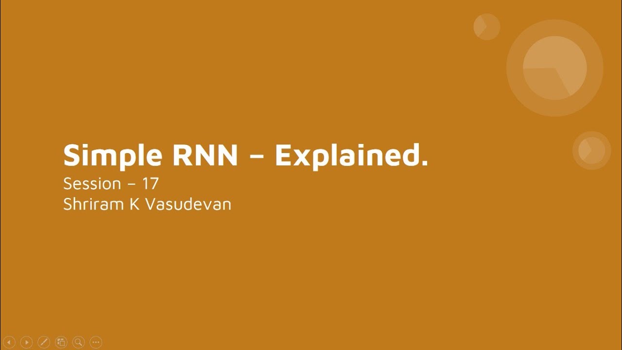 17. Simple RNN Explained - YouTube