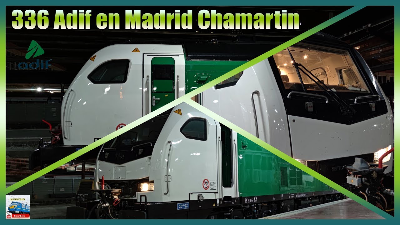 336 Adif Euroligth Stadler en Madrid Chamartín - YouTube