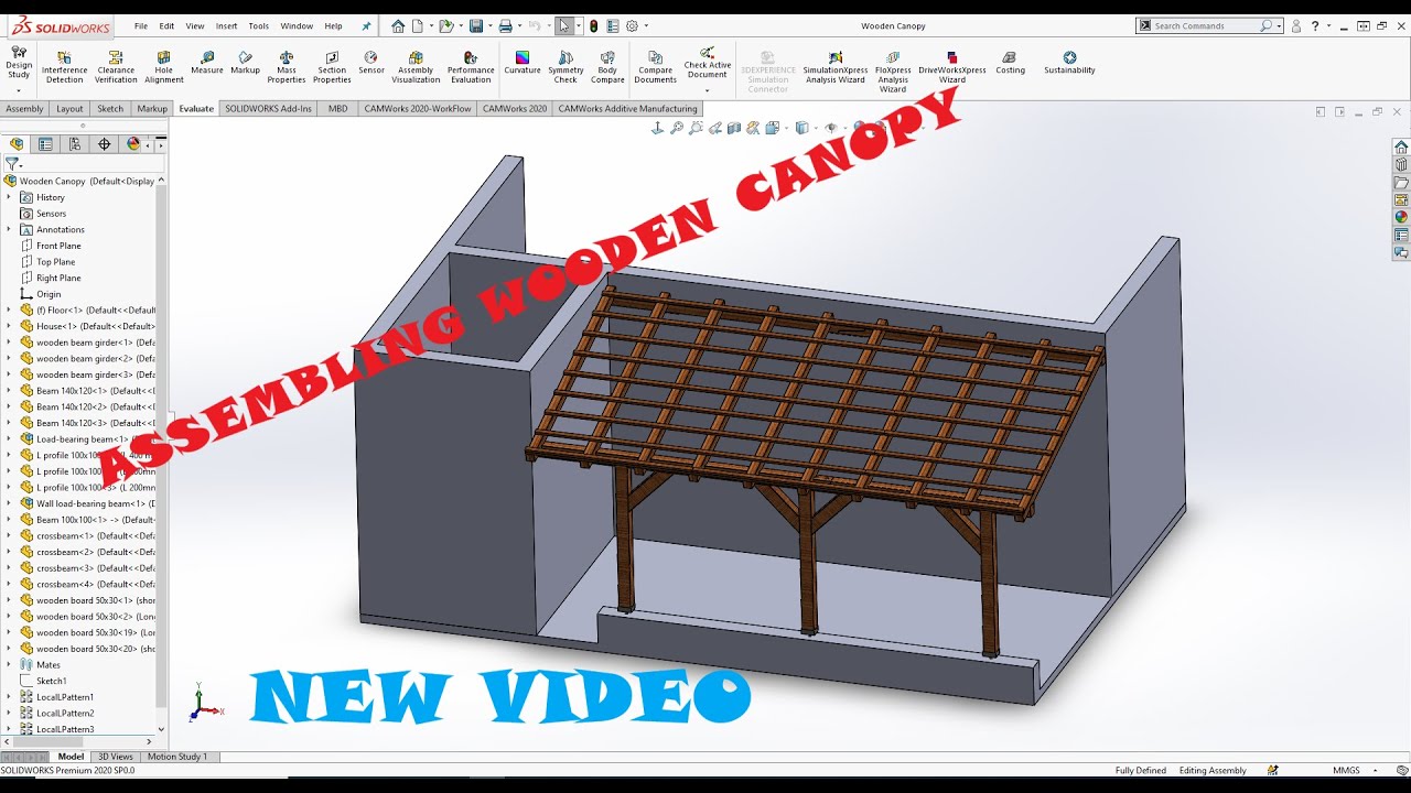 SolidWorks Tutorial for Beginners- Step-By-Step_Assembling Wooden ...