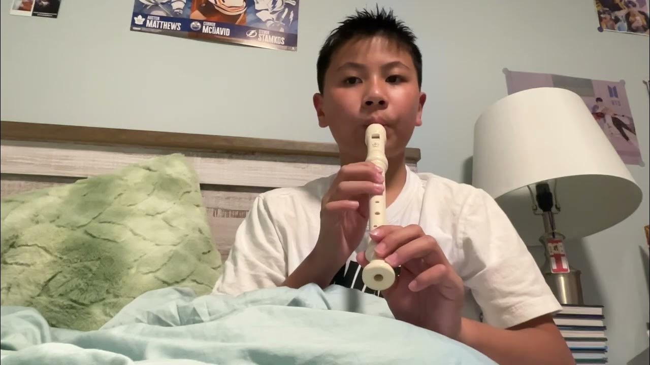 Recorder karate yellow belt (gently sleep) - YouTube