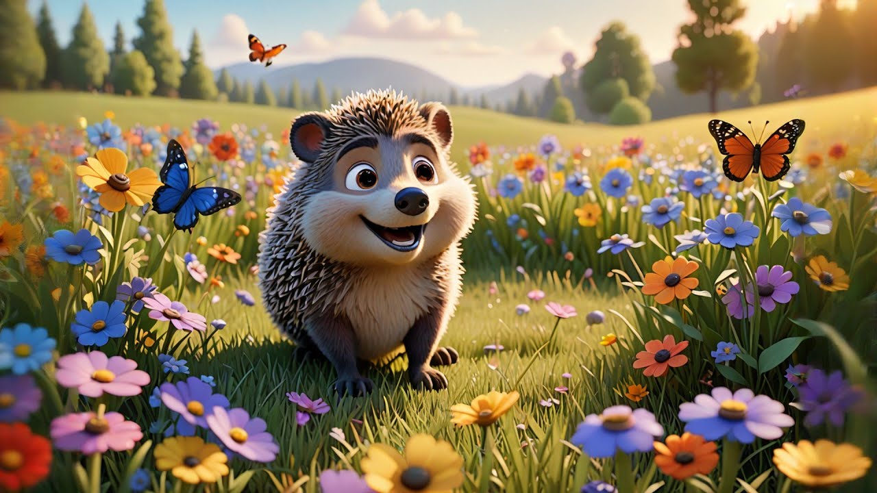 Three Happy Hedgehogs Hug and Roll | Fun Animal & Movement Song for ...