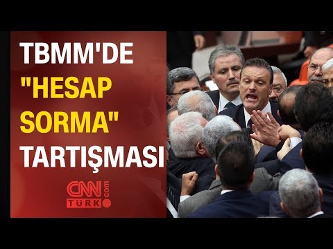 TBMM'de AK Parti ve CHP'li vekiller arasında gerginlik!