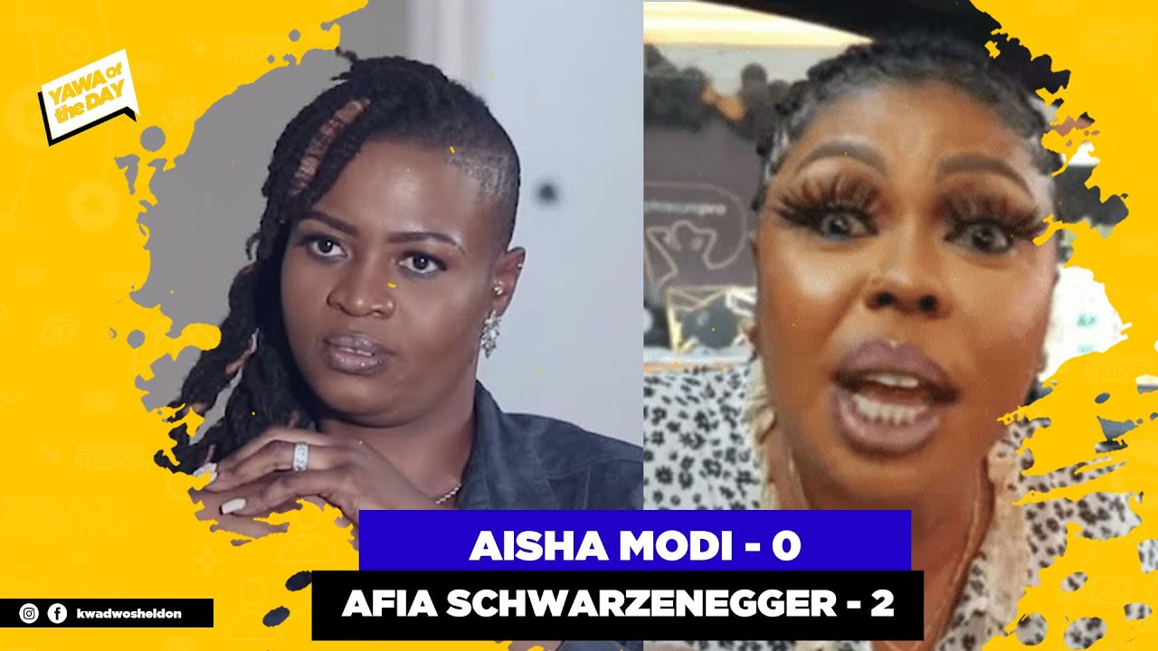 Afia Schwarzenegger Vs Aisha Modi ( Part 2) - YouTube