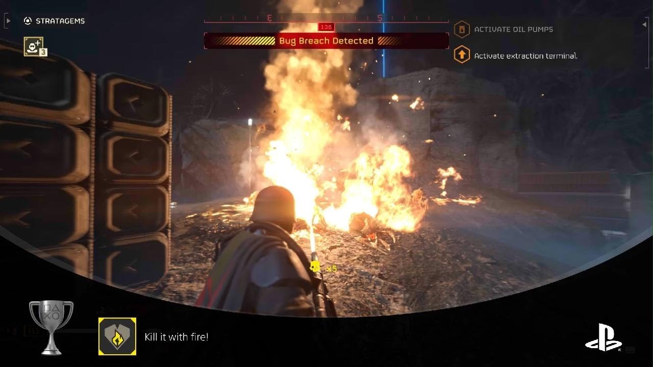 HELLDIVERS 2 FIRE!! - YouTube