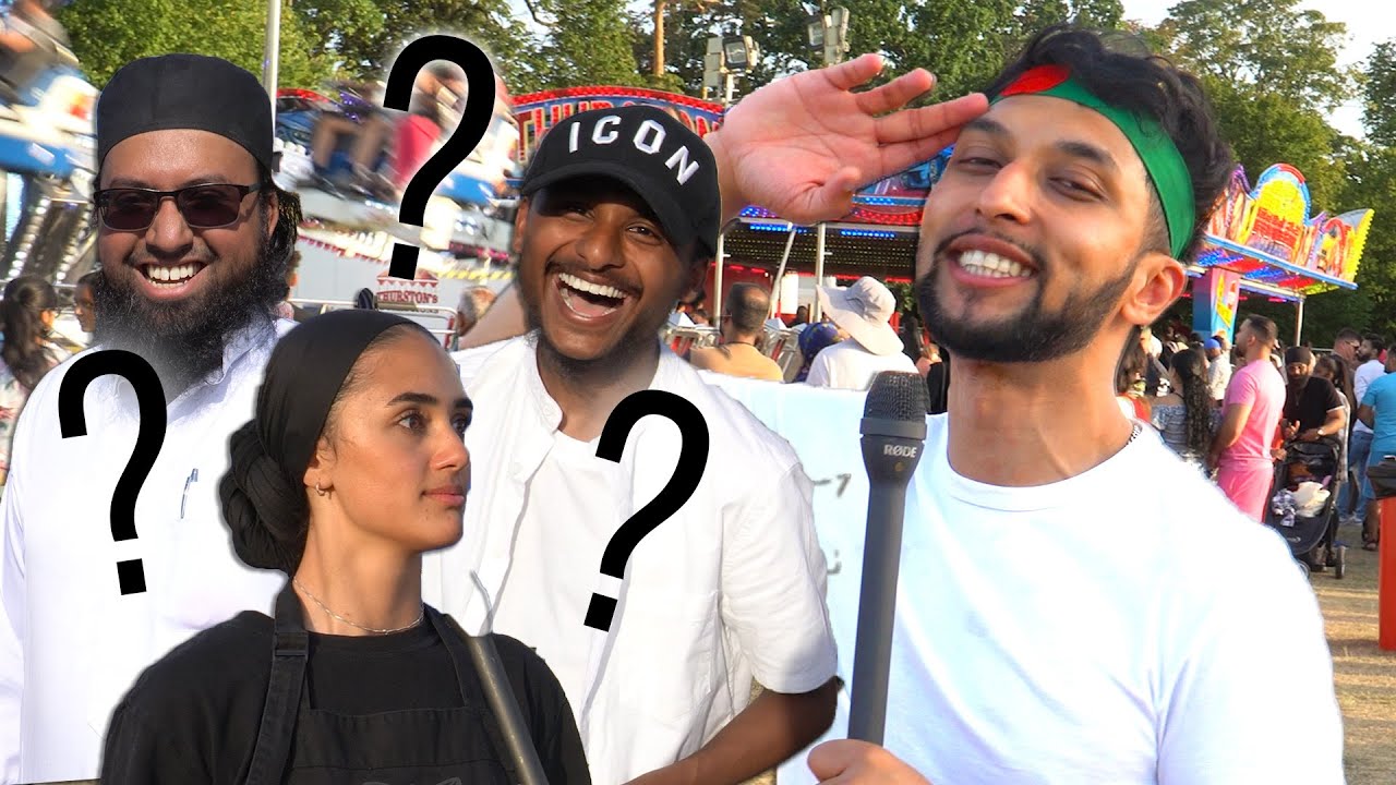 QUIZZING RANDOM MUSLIMS at Eid in Bedford! - SMASHTALK - YouTube