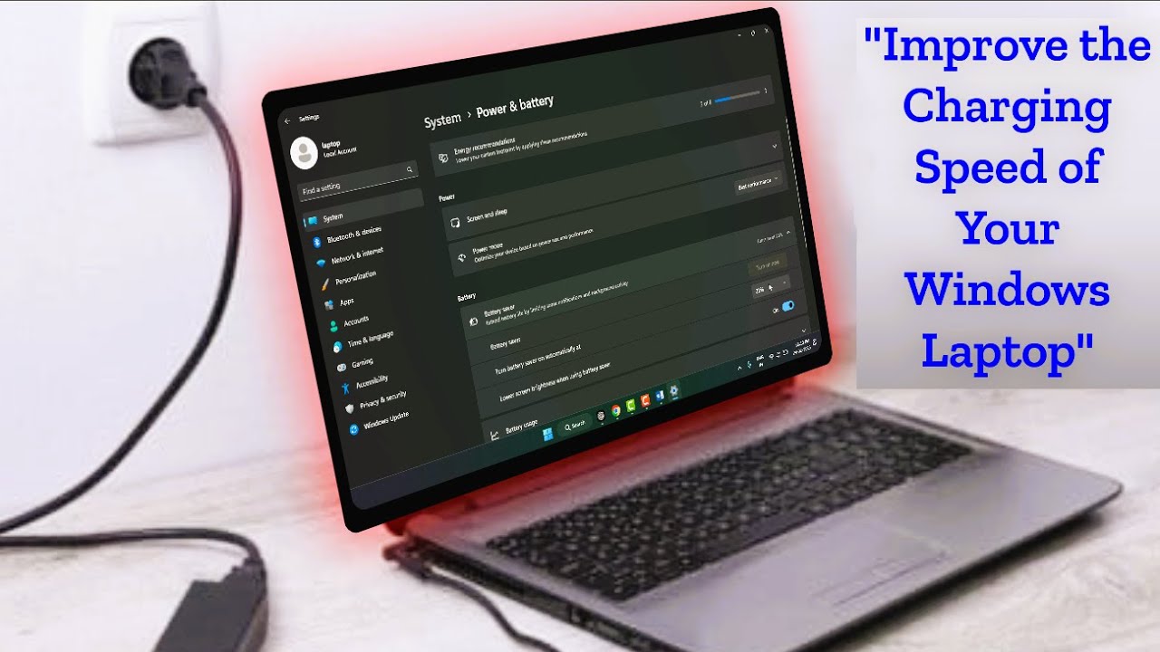 How to Fix Laptop Battery Charging Very Slow | Windows 11/10 Step-by ...