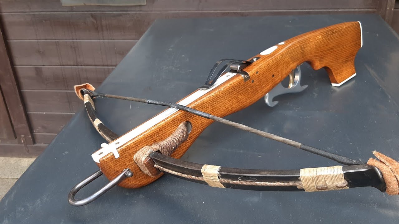 Armbrust mit Klappenschloss und Speed Test - YouTube