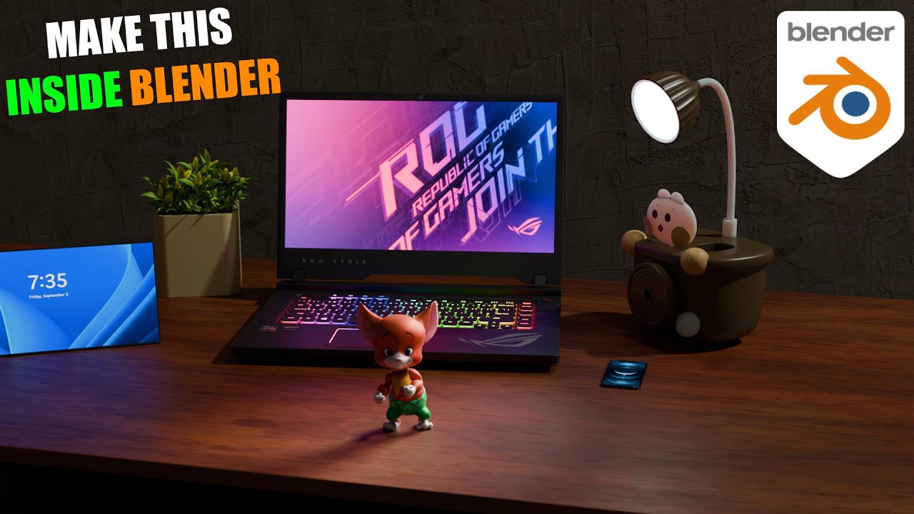 How to Build a Realistic Scene in Blender - Full Masterclass - YouTube