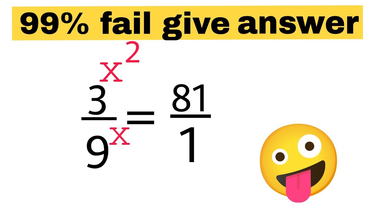 Math exponent equation solving | Math Olympiad problem simpleyfy - YouTube