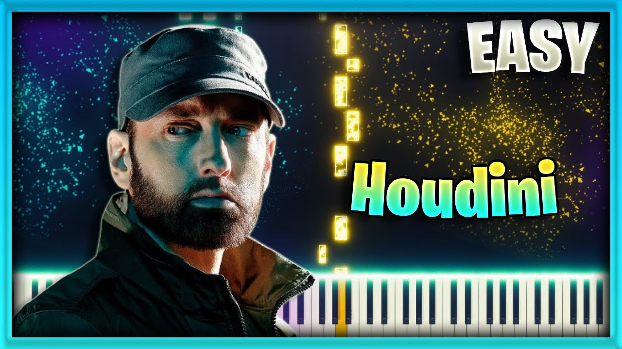 Eminem - Houdini | EASY Piano Tutorial by OCTOBER - YouTube