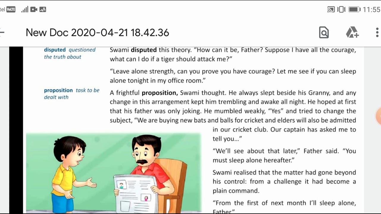 Ch 1, class 6, A Hero, (part 2) English Mylestone, - YouTube