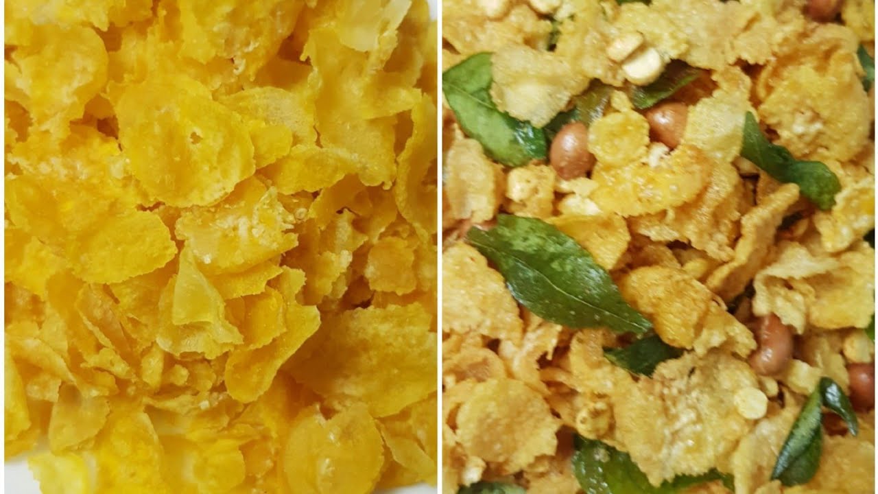 Makai Poha Chivada|Makai Mixture|स्वादिष्ट मकाइ पोहा नमकीन|Cornflakes ...