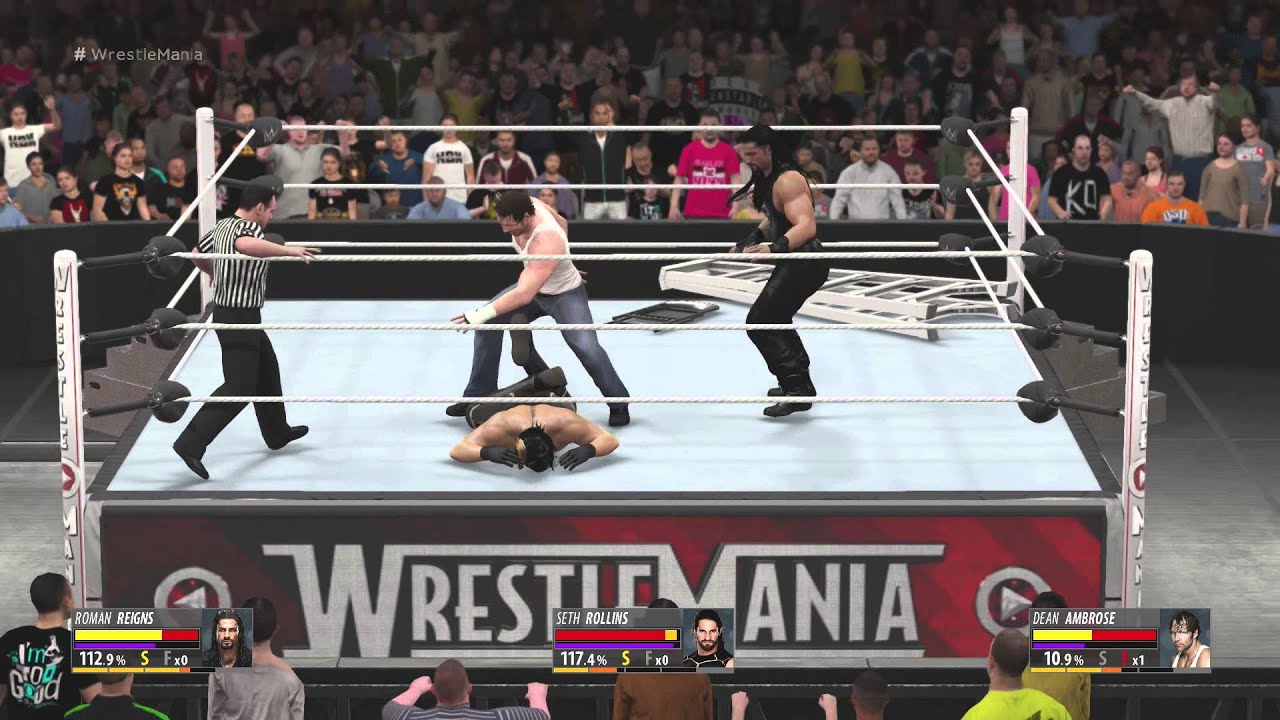 WWE 2K16: The Shield TRIPLE THREAT: Wrestlemania 32; WWE Championship ...