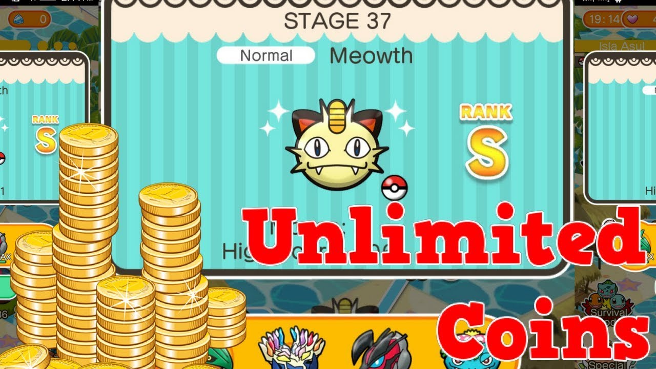 Coin farming in Pokemon Shuffle with Meowth (Best Method) - YouTube
