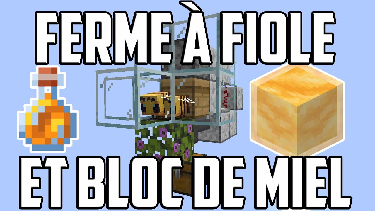 TUTO FERME À FIOLE et BLOC de MIEL avec récolte AUTOMATIQUE - YouTube