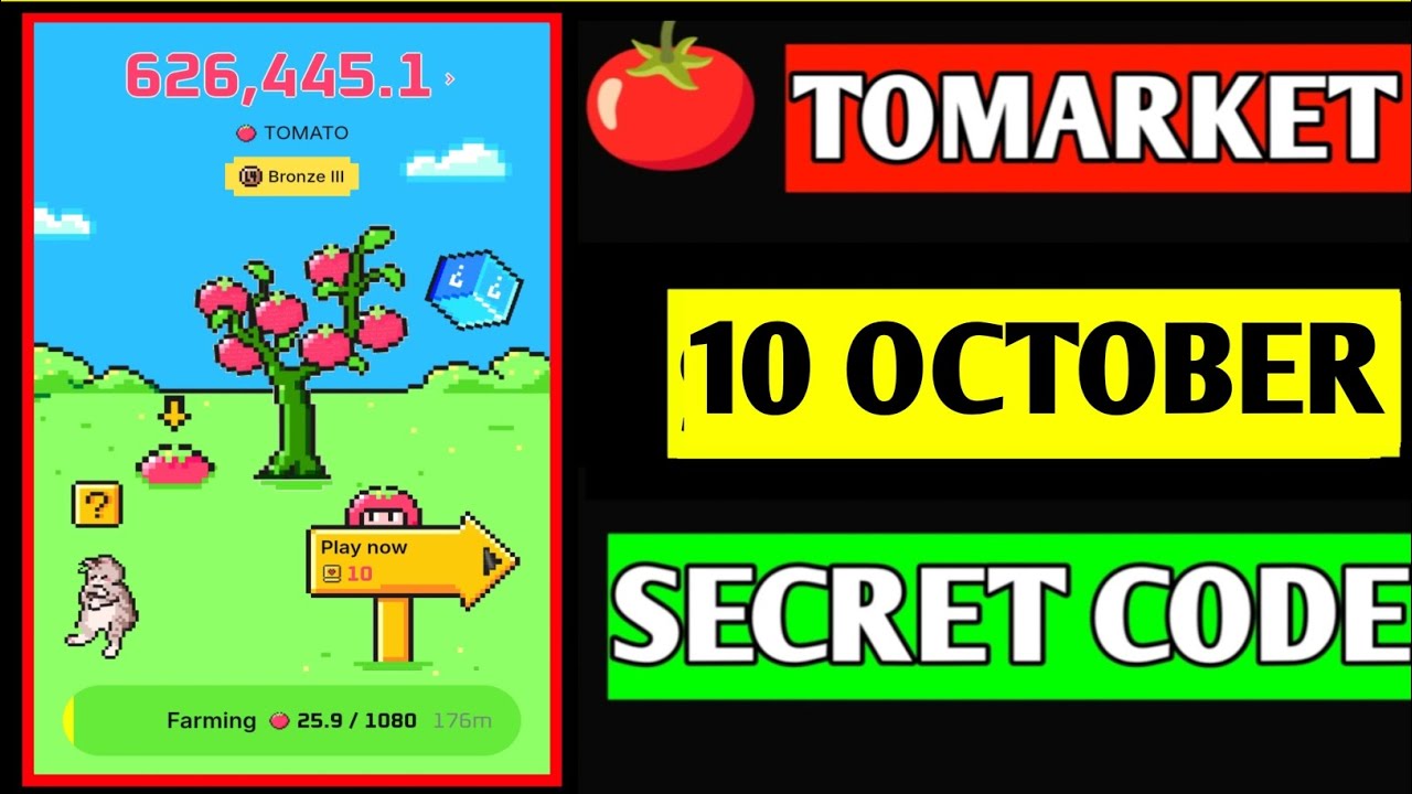 10 October Secret Code Tomarket | Tomarket Secret Combo Today | Today ...