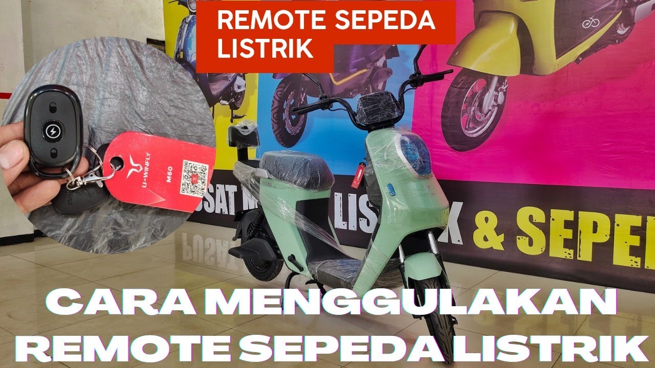 Cara Menggunakan Remote Sepeda Listrik - YouTube