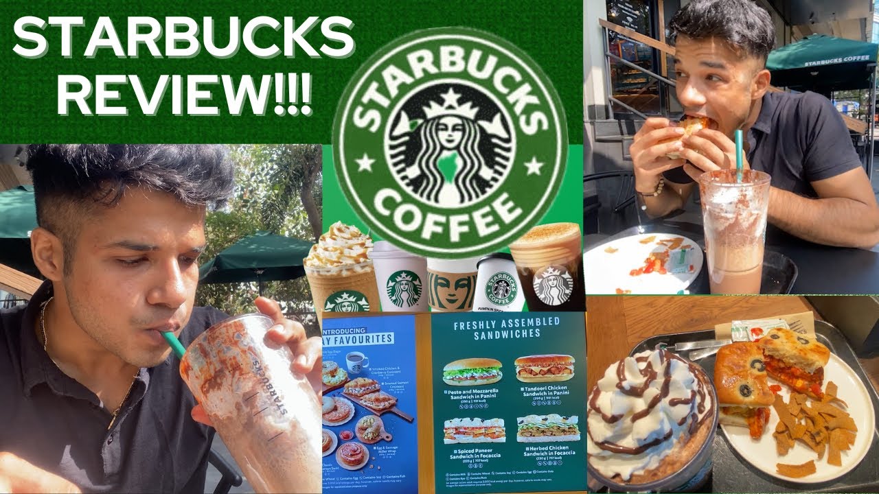 Trying Starbucks food and drink | Starbucks | C Prathamesh | - YouTube