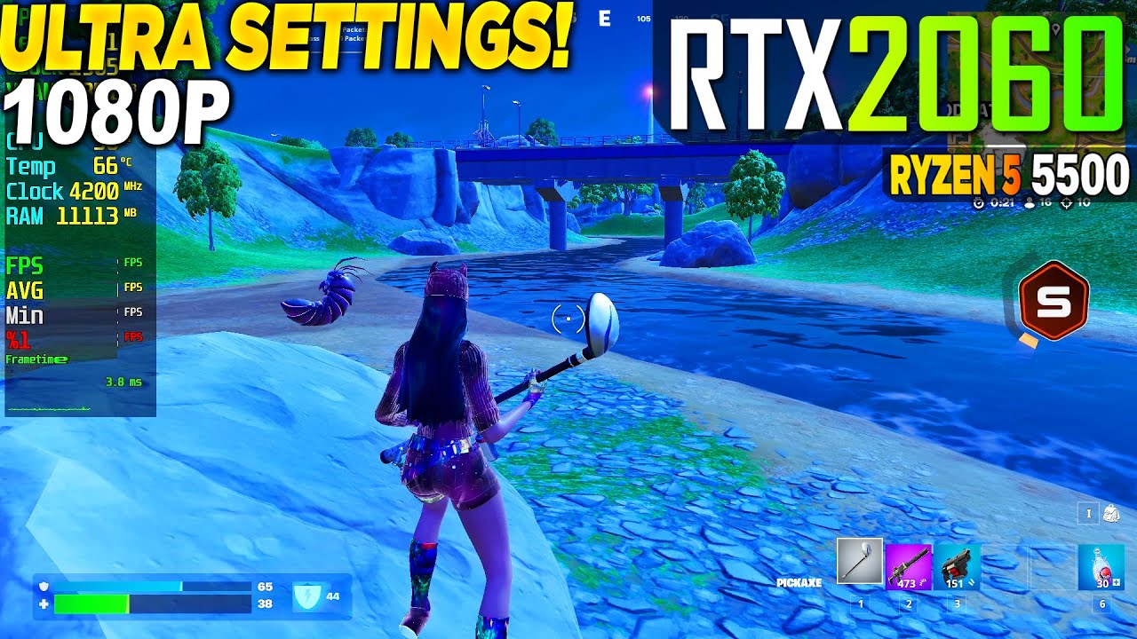 Fortnite Chapter 6 Season 4 RTX 2060 + Ryzen 5 5500 - 1080p Performance ...