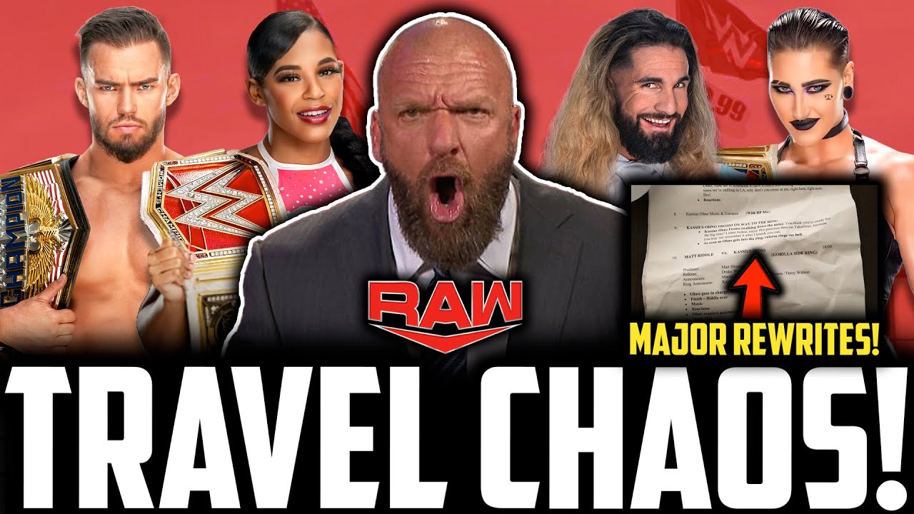 WWE RAW TRAVEL CHAOS! | Major SHOW REWRITES | Vince McMahon CREATIVE ...