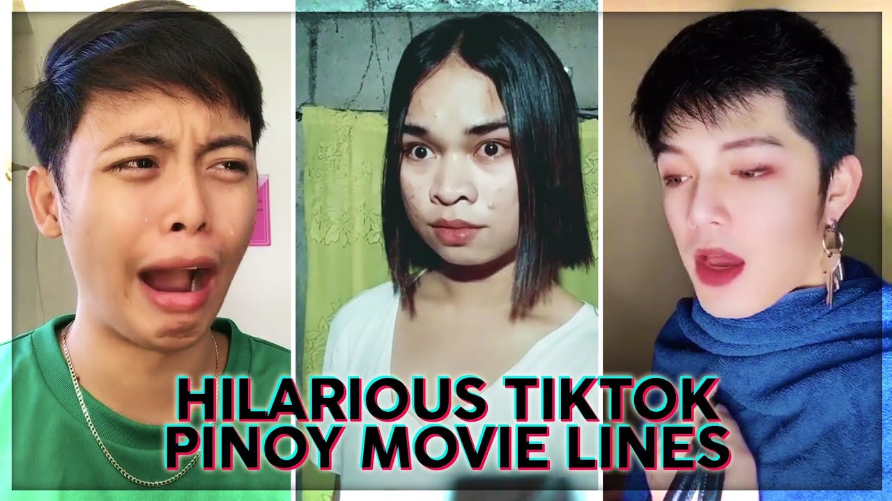 HILARIOUS TIKTOK PINOY MOVIE LINES | Dubbed - YouTube