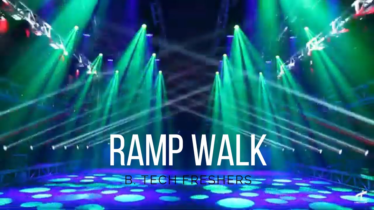 WORLD COLLEGE || RAMP WALK B. TECH FRESHERS || ETHNIC - YouTube