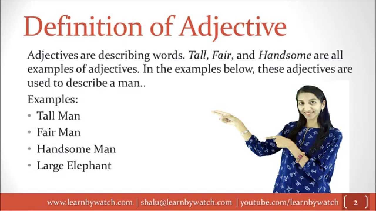 Learn English Speaking with Shalu Pal - Adjective (Episode 3) - YouTube