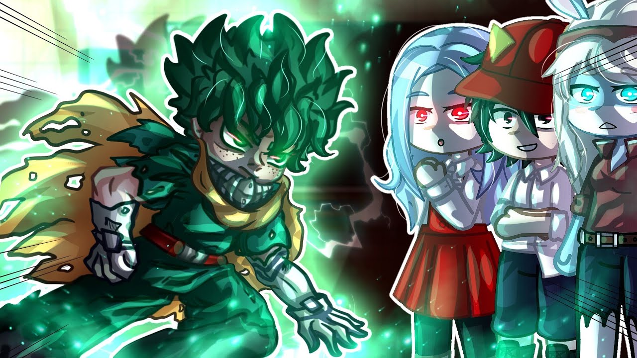 MHA Civilians React To Deku // Gacha React - YouTube