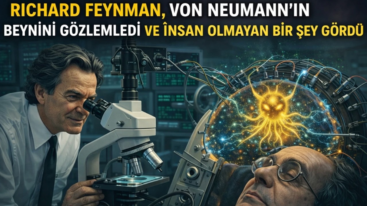 Feynman Von Neumann’ın beynini gözlemledi ve insan olmayan bir şey ...