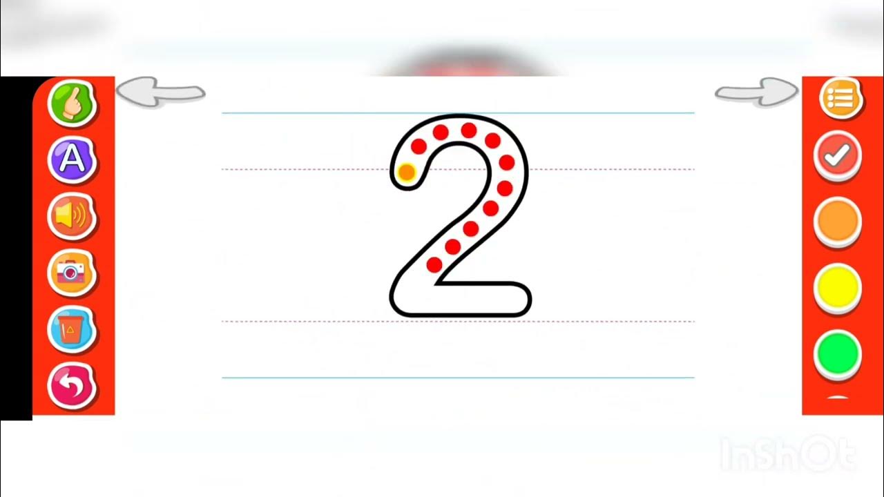 Counting 1 to 10 | Writing | recognising| learning video |kids learning ...