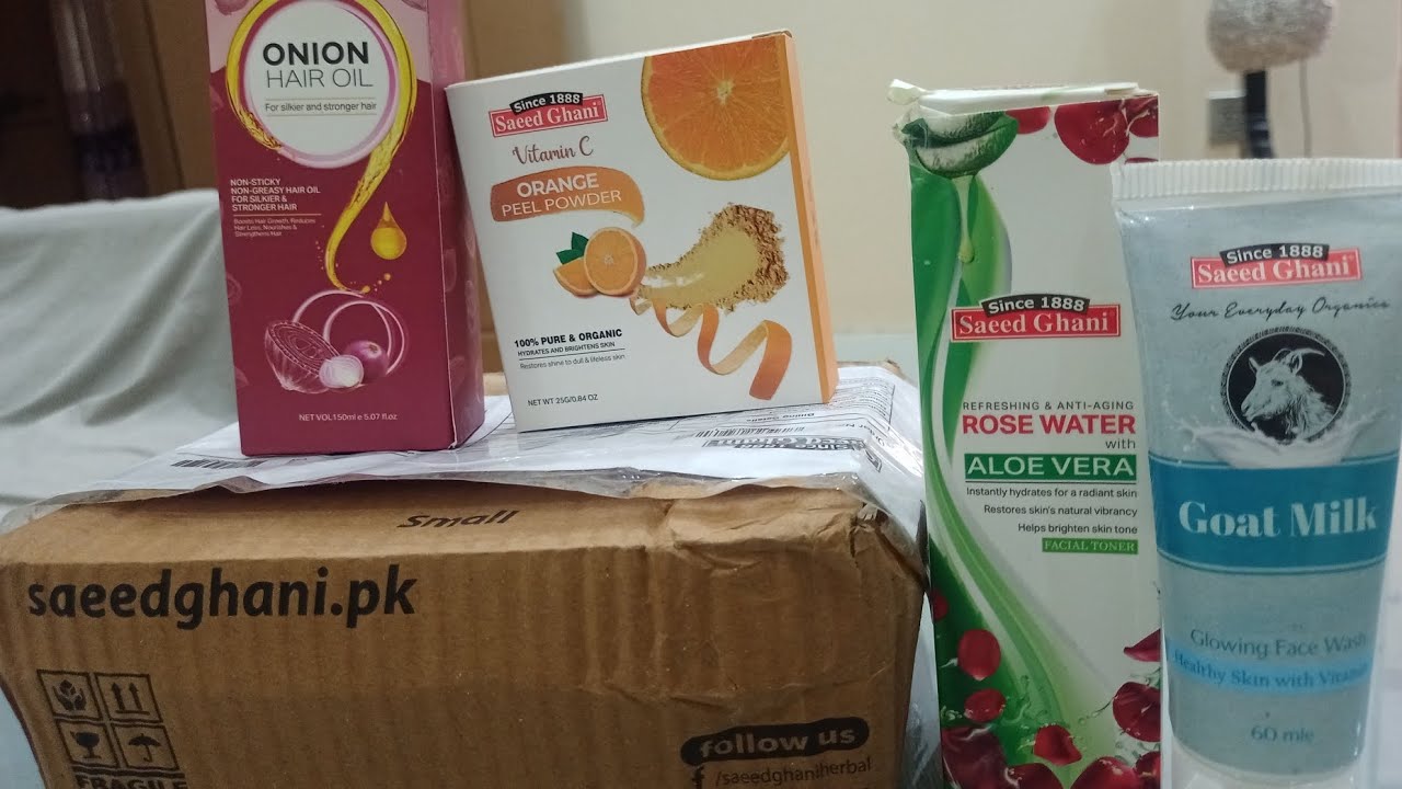 Saeed ghani products review/ Saeed ghani face wash/ Saeed ghani hair ...