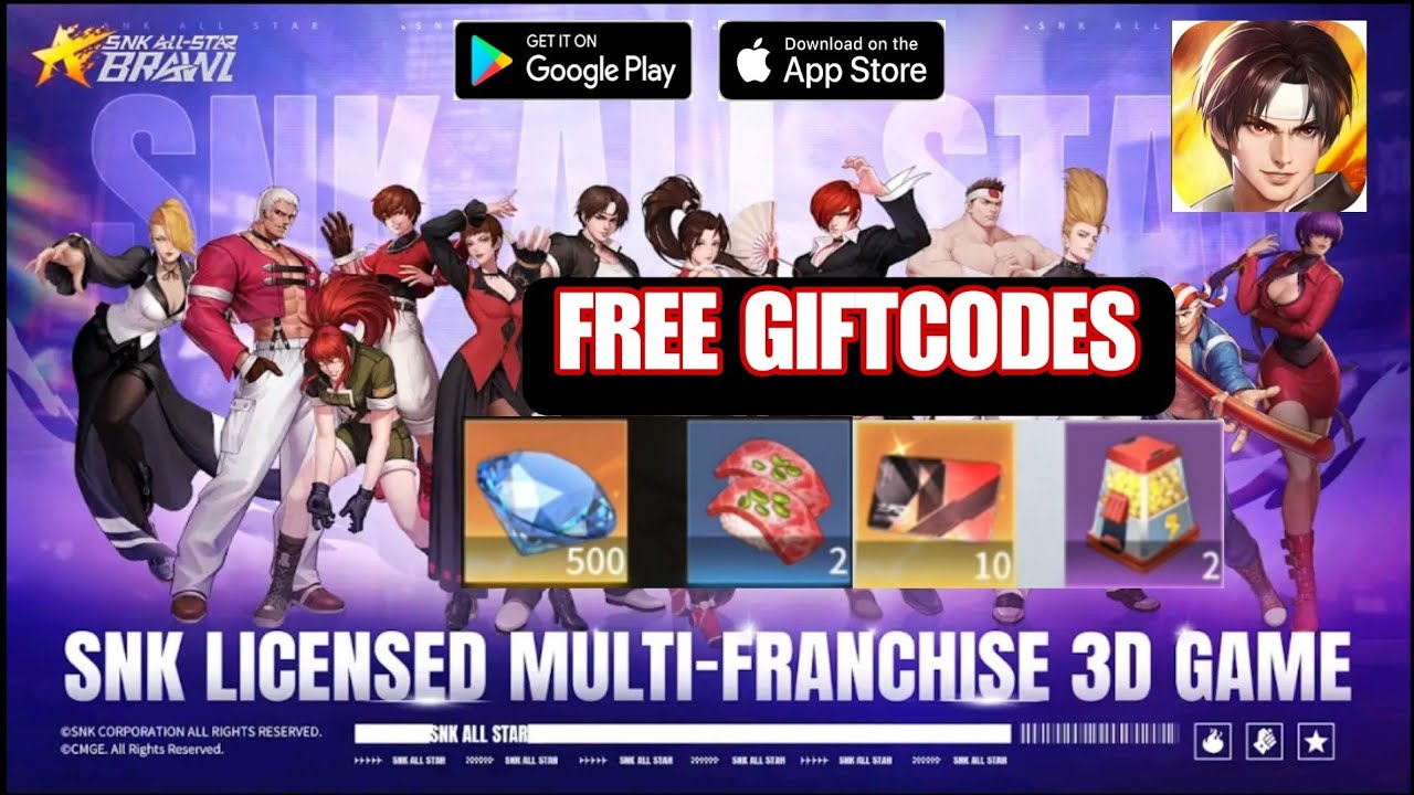 SNK All Star Brawl & All 7 Giftcodes - How to Redeem | SNK All Star ...