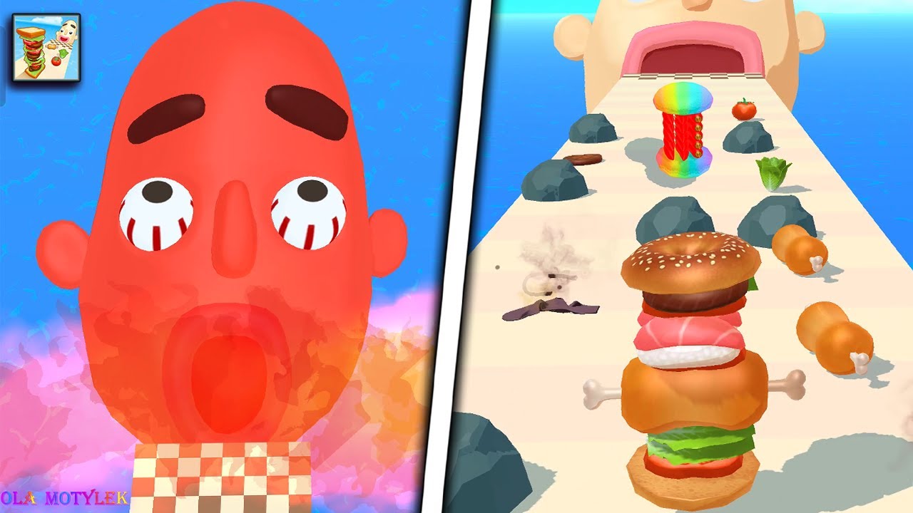 Sandwich Runner 🥪🍔 NEW UPDATE!! All Levels Gameplay Trailer Android,ios ...