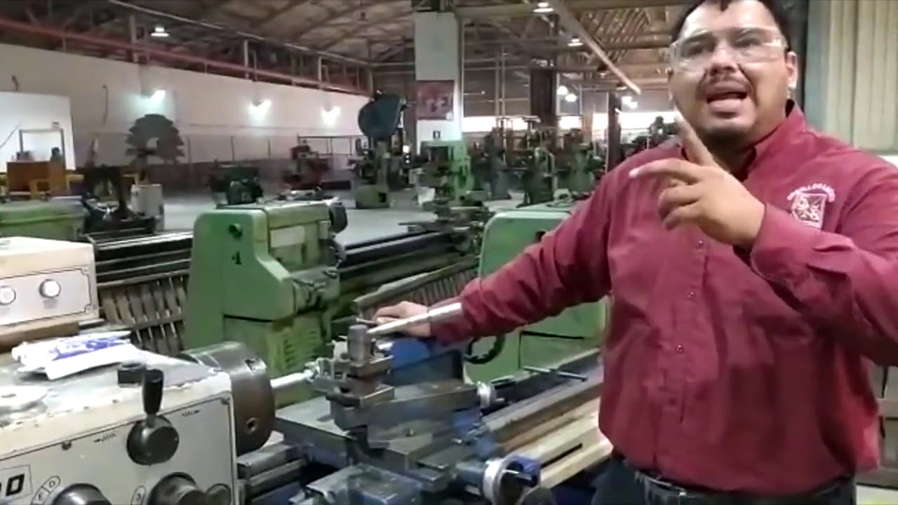maquinado de rosca DE 1-8UNC - YouTube