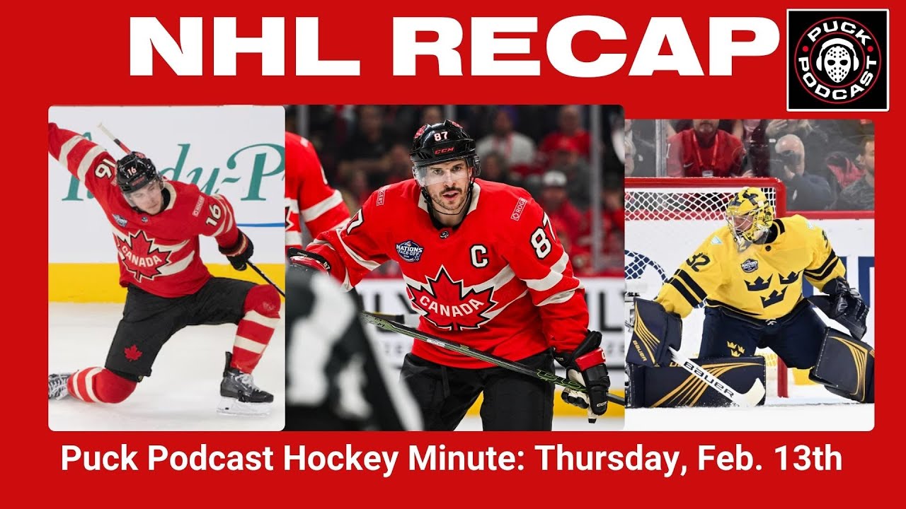 Puck Podcast Hockey Minute: February 13, 2025 - YouTube