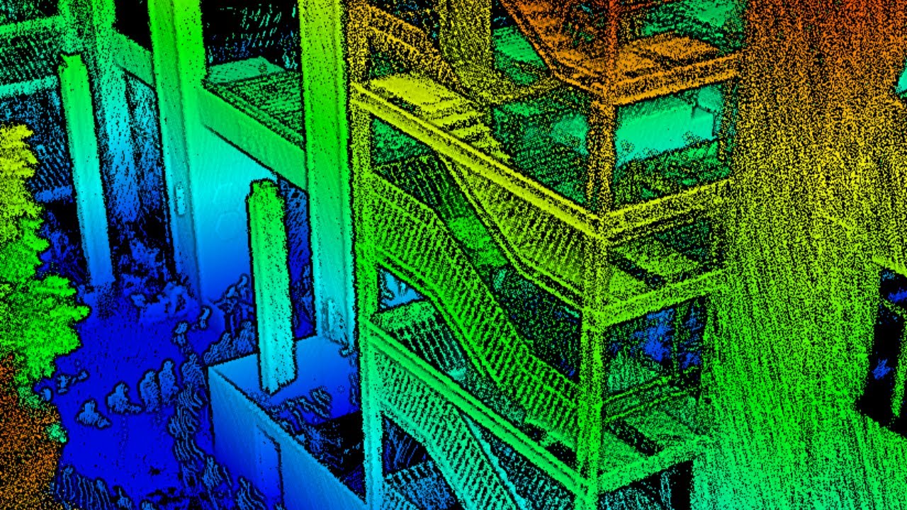 Effortless Staircase Scanning with GS 100G Handheld SLAM LiDAR Ultimate Building Inspection Tool ...