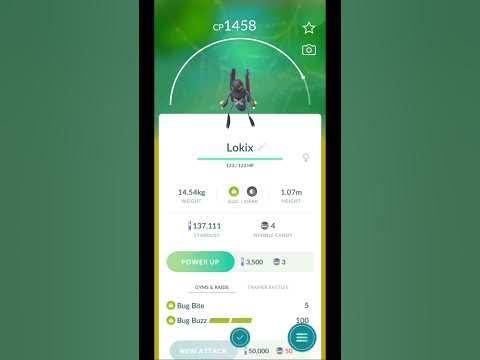 Pokémon Go: Nymble → Lokix evolution #pokemon #pokemongo #pokémon - YouTube