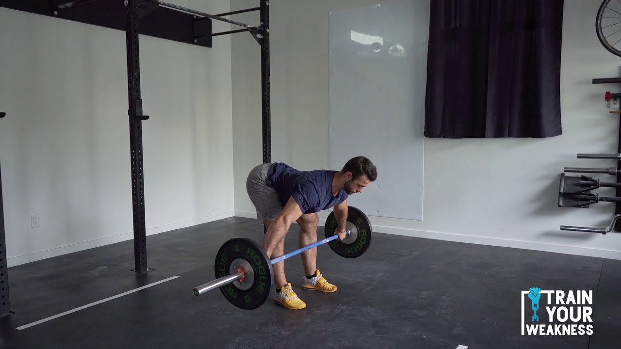 Snatch Grip Bent Over Row - YouTube
