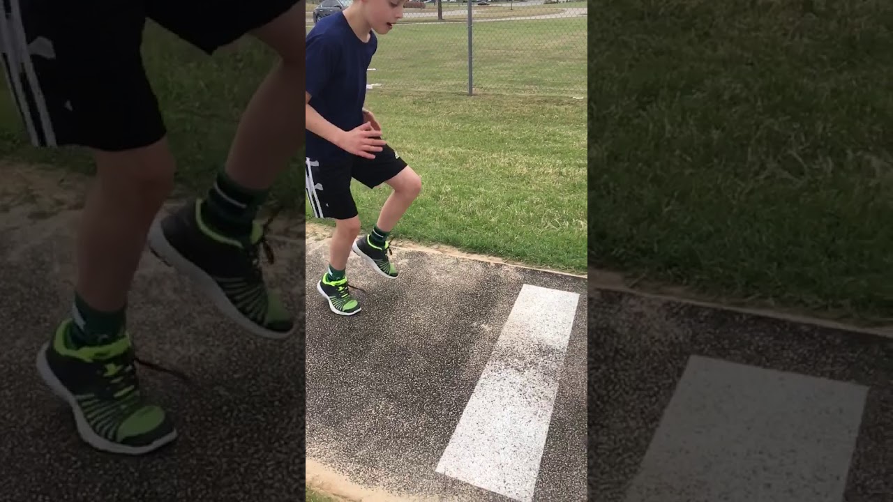 Long jump training - YouTube