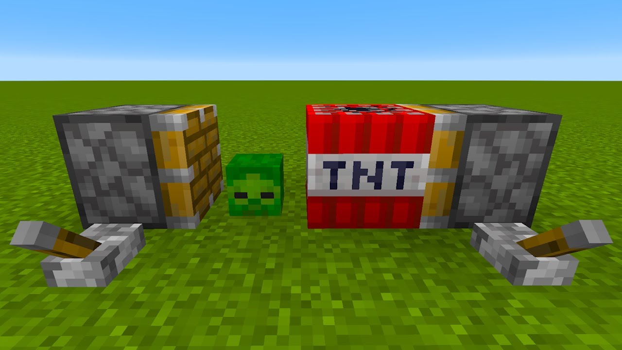 zombie head + tnt = ??? minecraft - YouTube