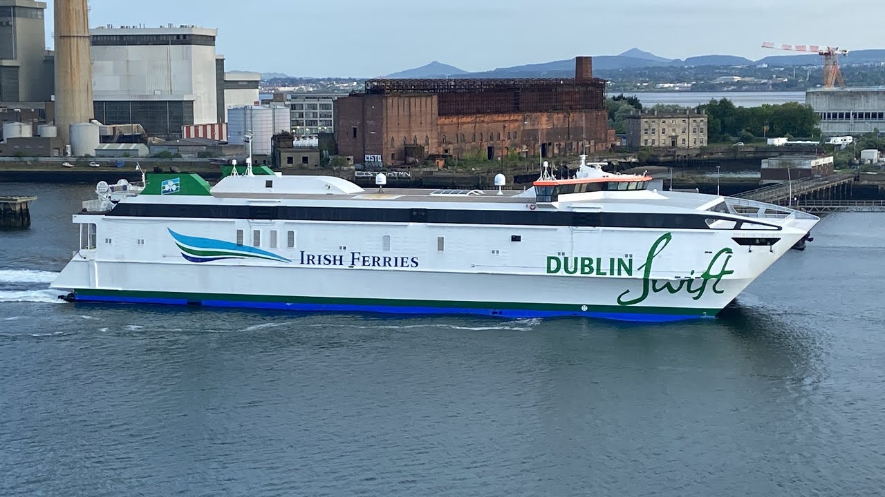 HSC Dublin Swift Arrives at Dublin, 22/5/23 - YouTube