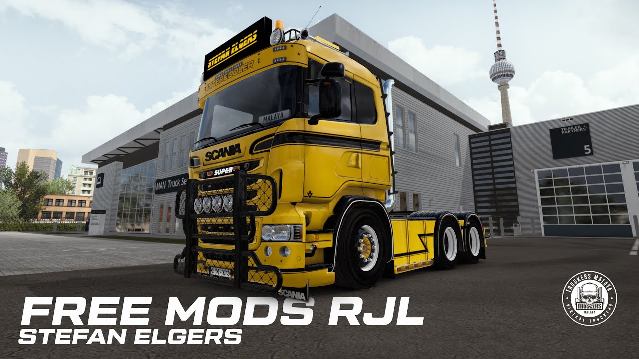 FREE Mods! Scania RJL Old School Stefen Elgers Mods - YouTube