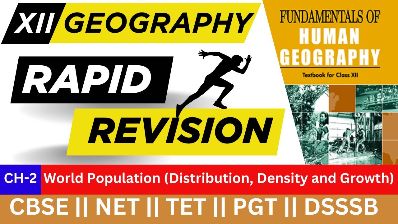 The World Population Distribution Density Growth || Class 12 Geography ...