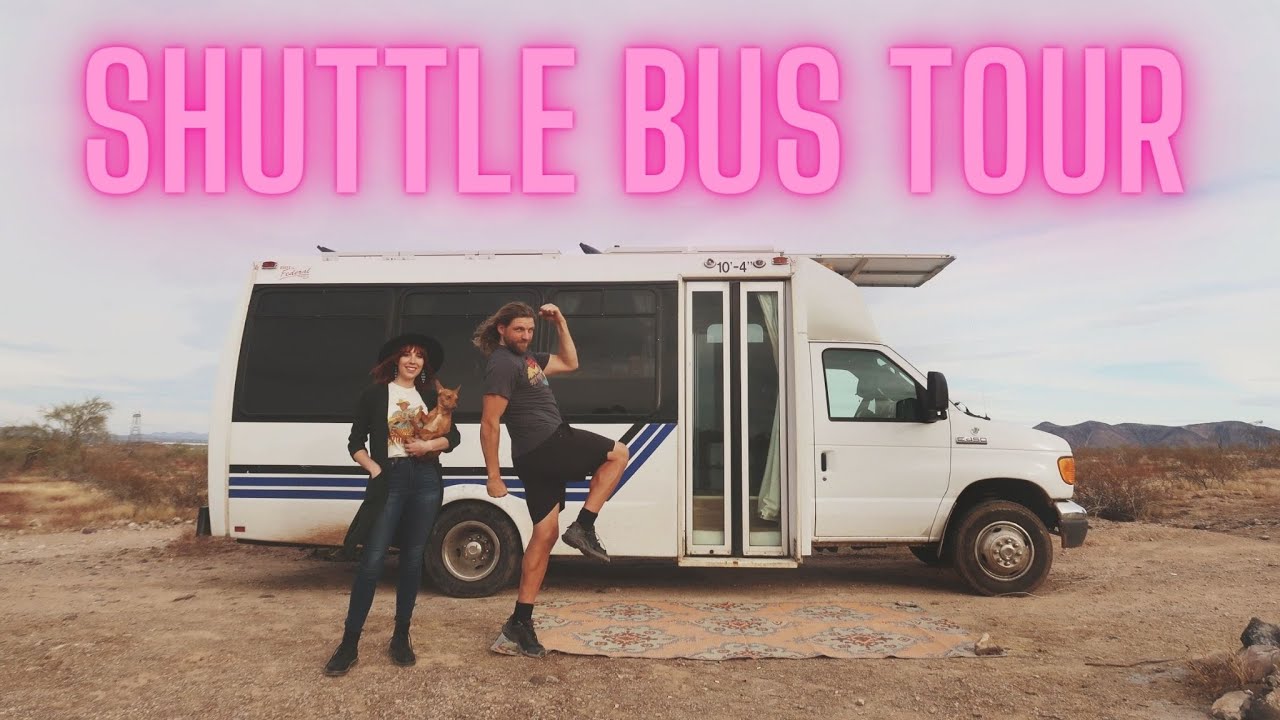 UNBELIEVABLE DIY Shuttle Bus Camper Conversion | BUS TOUR - YouTube