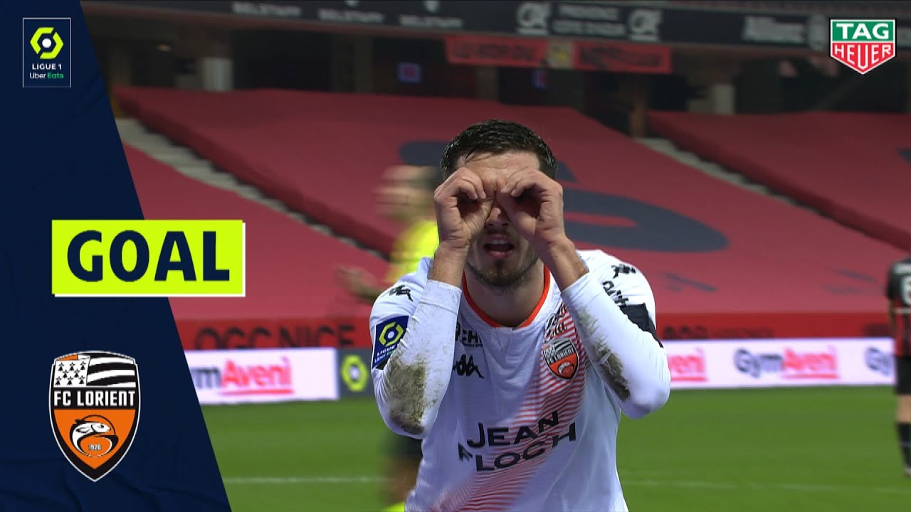 Goal Adrian GRBIC (82' - FC LORIENT) OGC NICE - FC LORIENT (2-2) 20/21 ...