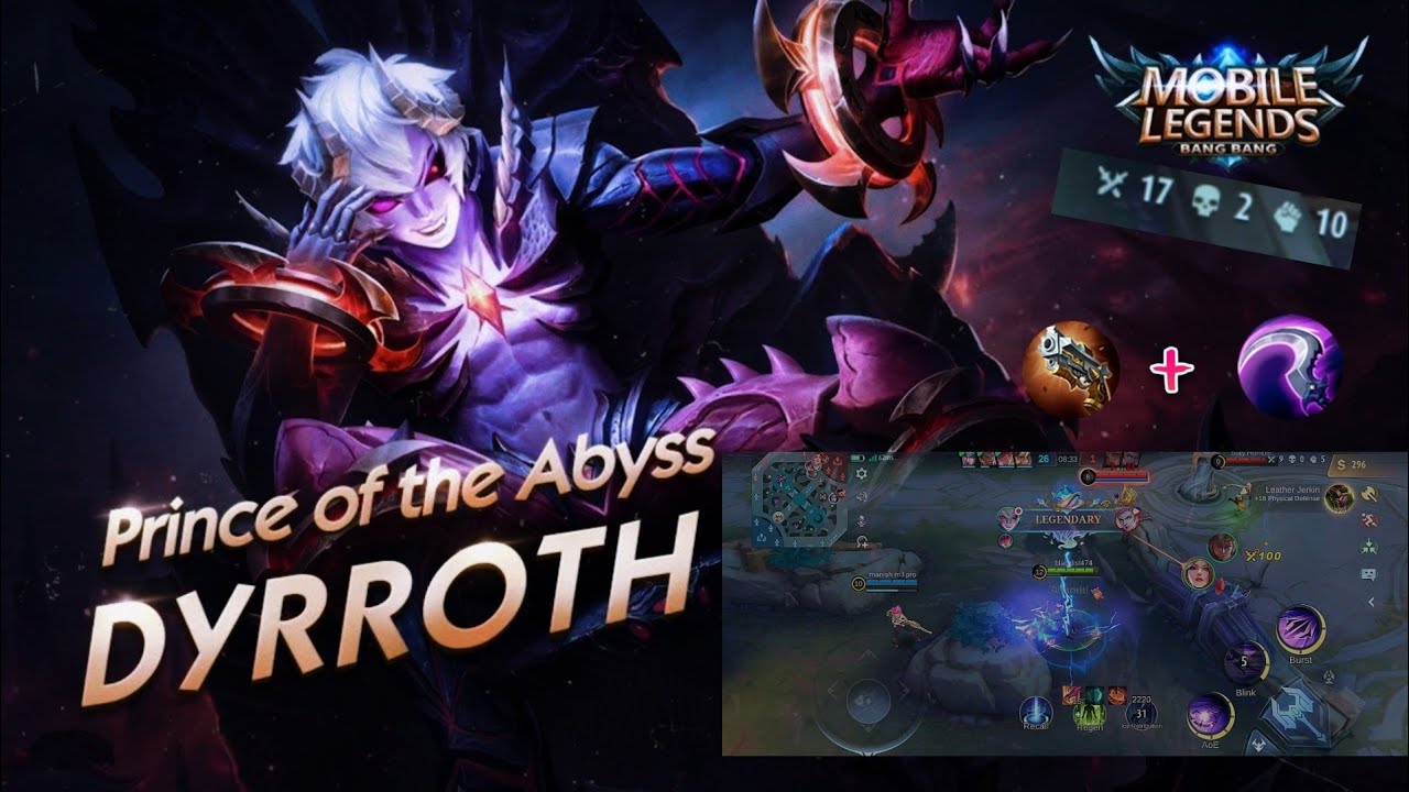 DYRROTH IS PERFECT FOR RANKING UP FAST||DYRROTH GAMEPLAY||MLBB|| - YouTube