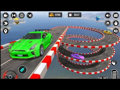Car ramp game GT mega car ramp game Android gameplay car stunts - YouTube