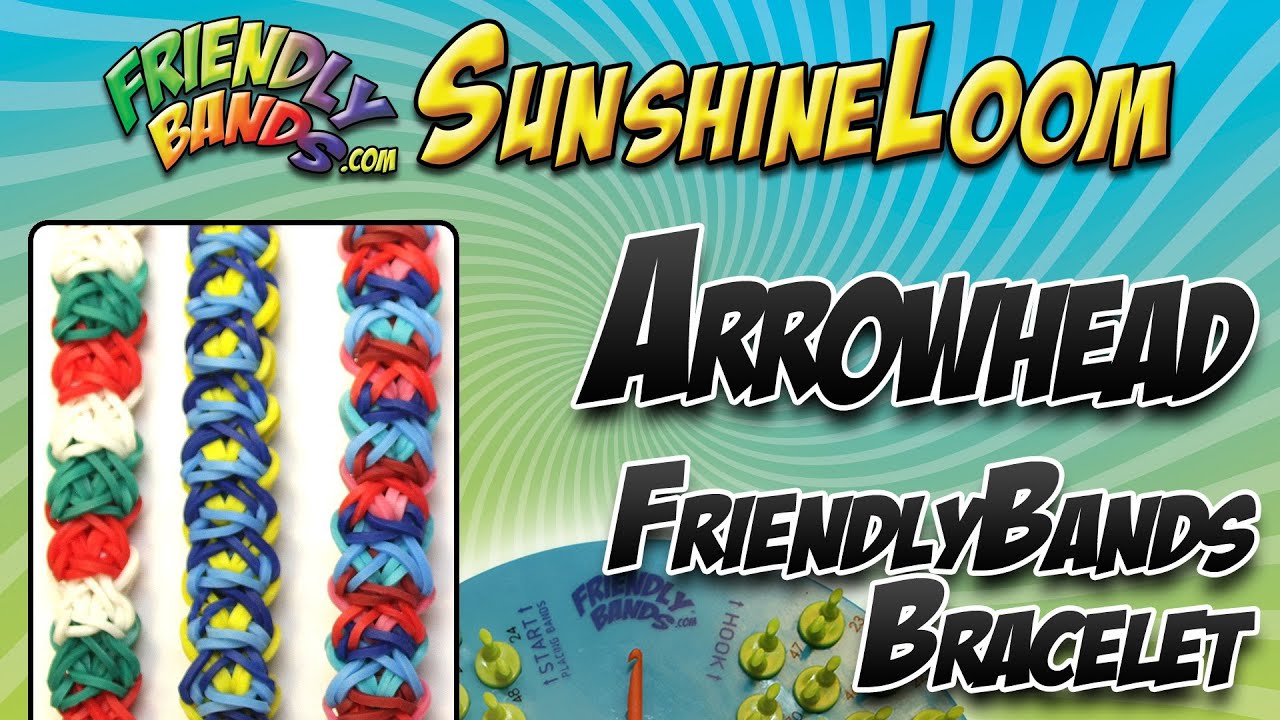 ARROWHEAD FriendlyBands Bracelet Tutorial - YouTube