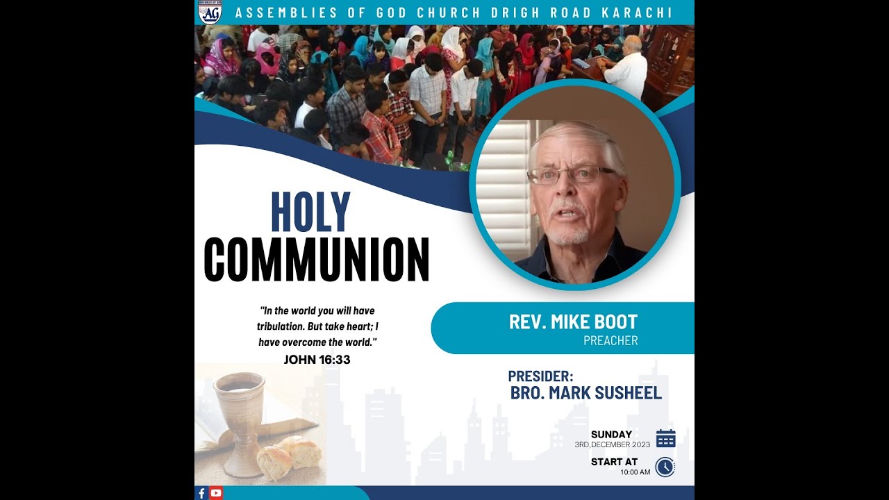 Sunday Service On 03rd December, 2023 . Preacher : Rev. Mike Boot - YouTube